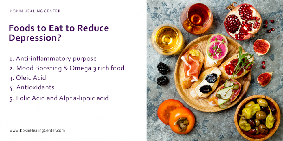 Foods to Eat to Reduce Depression | Kokin Healing Center